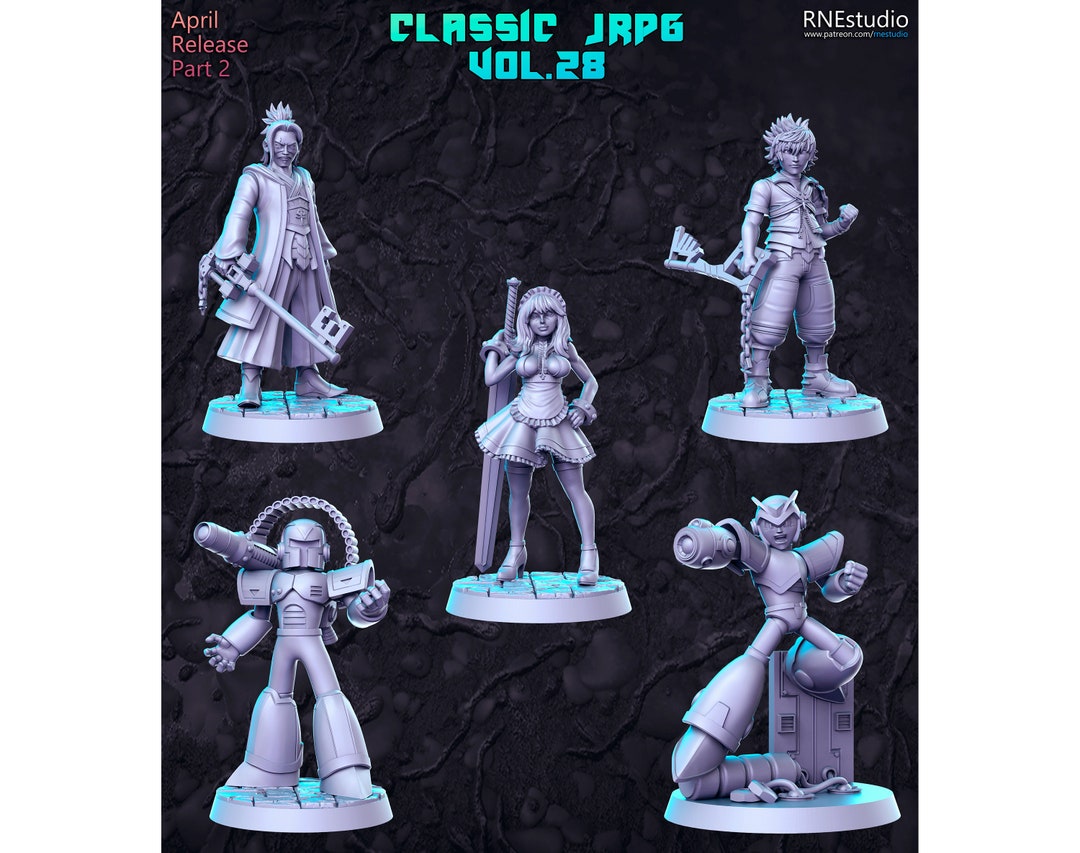 Classic JRPG Vol. 28 - RN Estudio - Dnd - D&D - Pathfinder - Tabletop ...