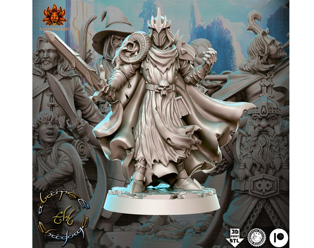 Witch King of Angmar LOTR Lord of the Rings Nazgul RN Estudio D&D ...