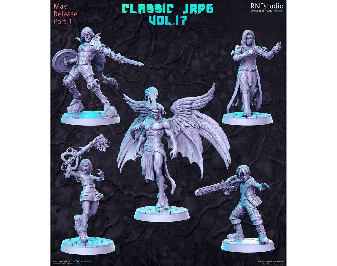 Classic JRPG Vol. 17 - RN Estudio - Dnd - D&D - Pathfinder - Tabletop ...