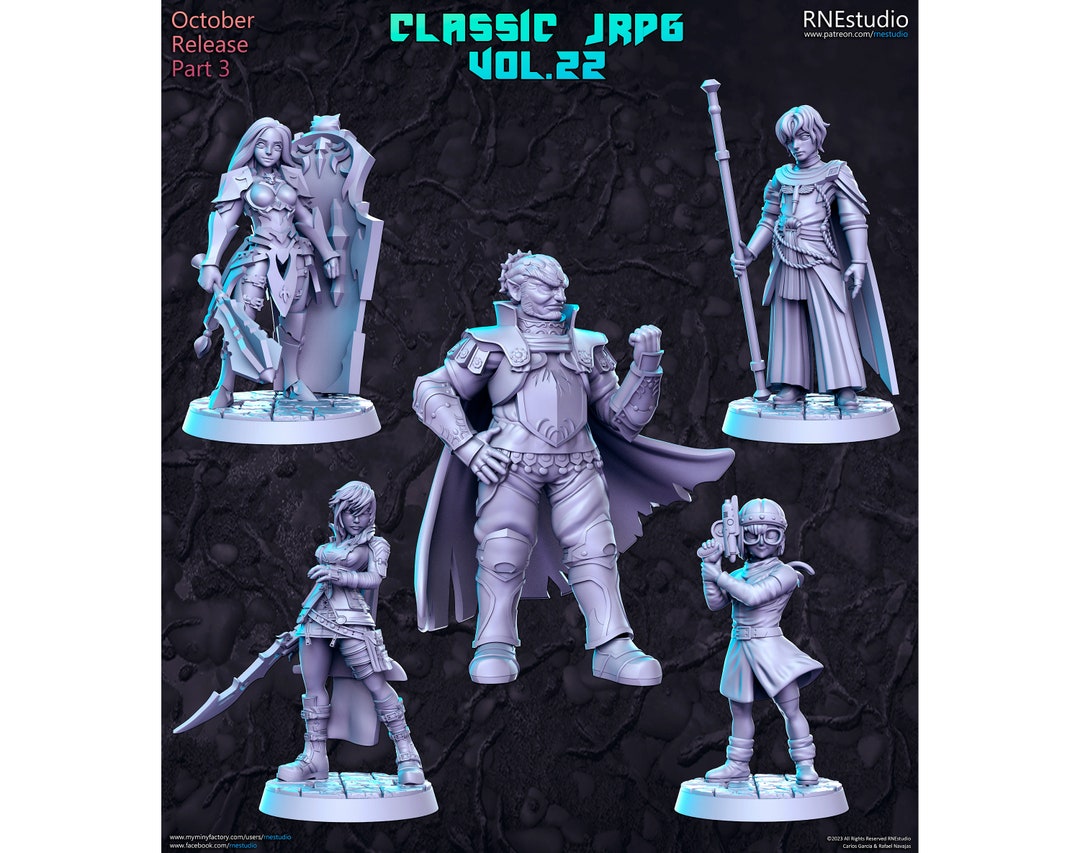 Classic JRPG Vol. 22 - RN Estudio - Dnd - D&D - Pathfinder - Tabletop ...