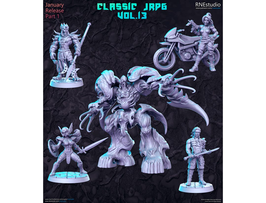 Classic JRPG Vol. 13 - RN Estudio - Dnd - D&D - Pathfinder - Tabletop ...