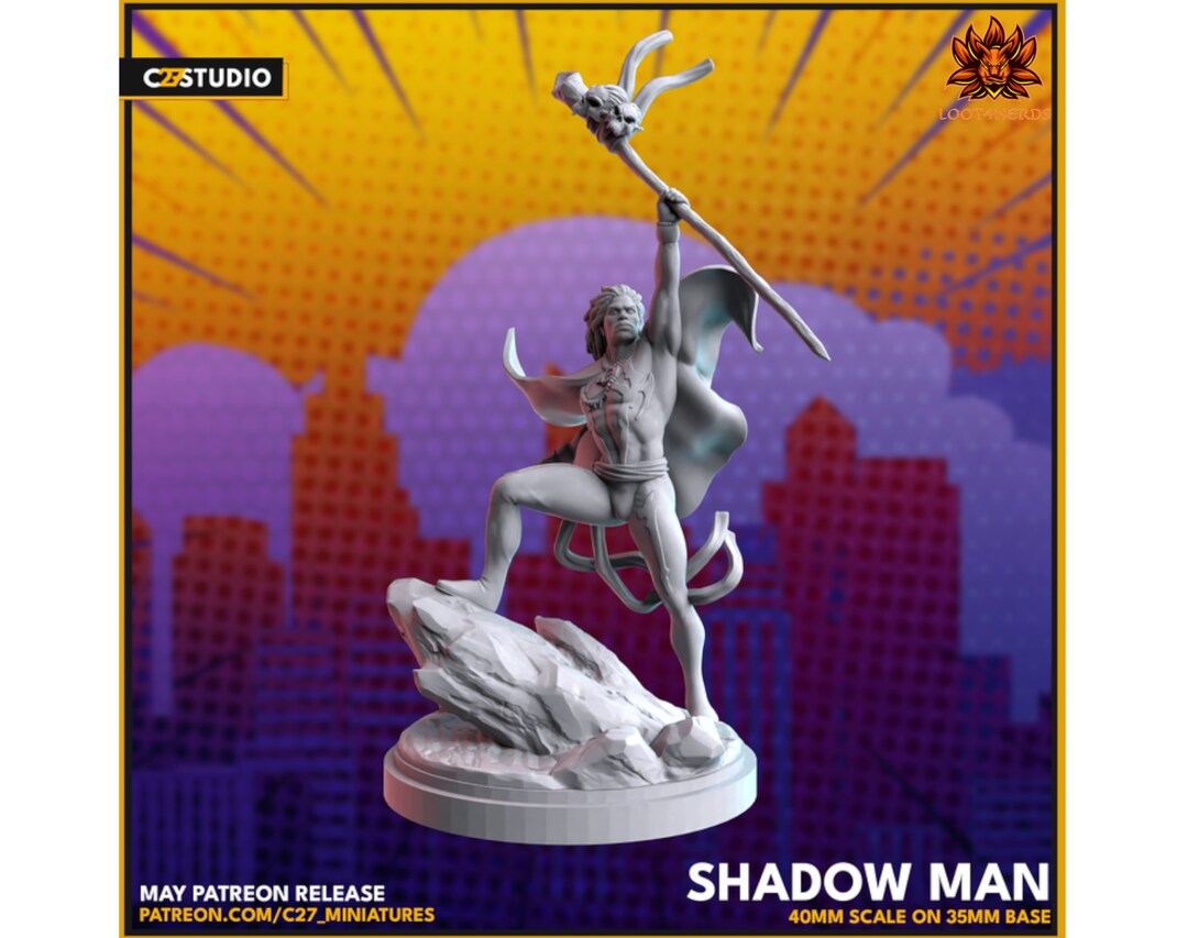 Shadow Man Aka Dr. Voodoo - C27 - Marvel Crisis Protocol - Dnd - D&D ...
