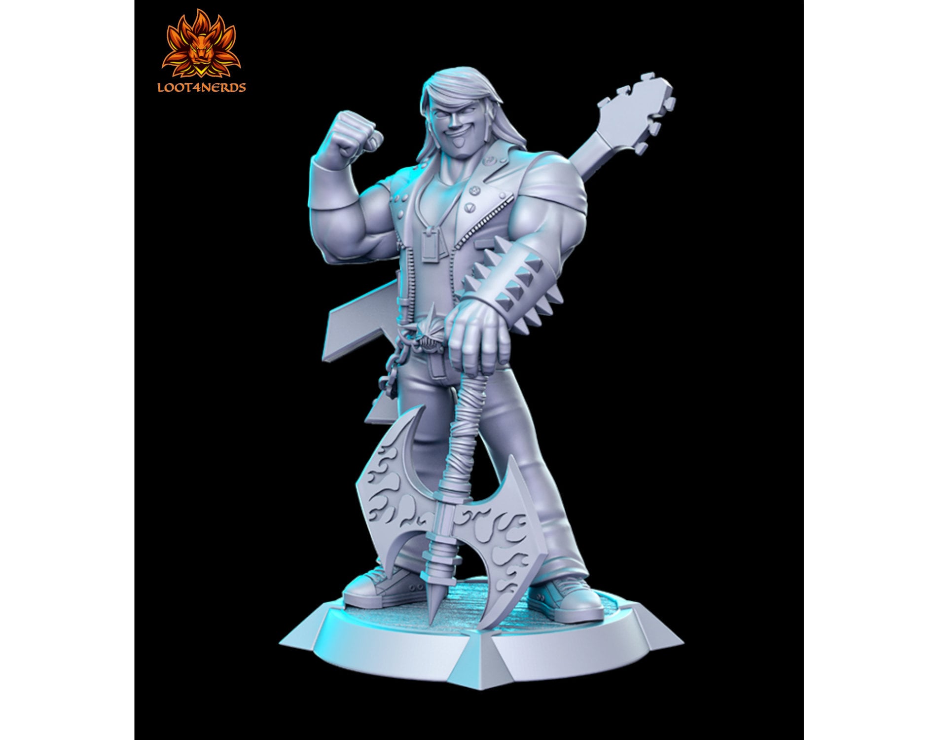 Eddie Rigs Brutal Legend RN Estudio Dnd D&D - Etsy
