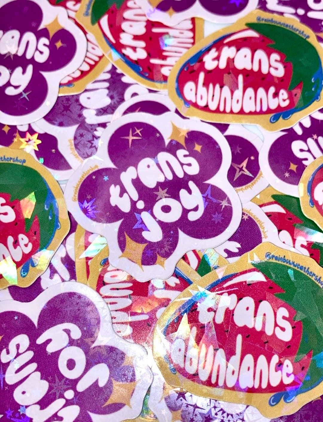 Trans Sticker Pack - Etsy