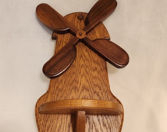 Vintage Handmade Wood Shelf Wall Hanging in a Windmill Shape - Etsy