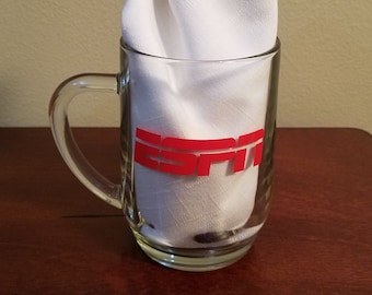 Espn Glass Mug - Etsy