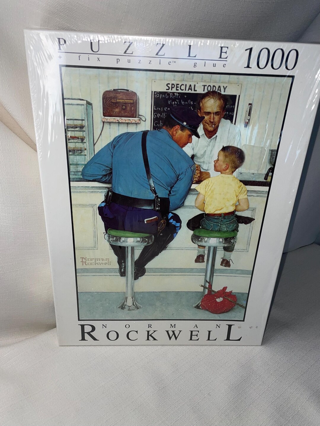 Norman Rockwell 1000 Piece Puzzle — the Runaway — New in Box - Etsy