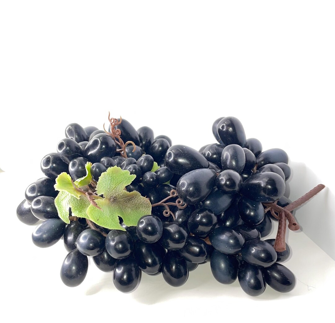Large Bunch of Artificial Grapes - Rubber - Etsy