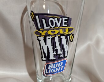 Bud Light Pint Glass - Etsy