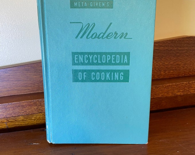 1956 META Givens Modern Encyclopedia of Cooking Cook Book - Etsy