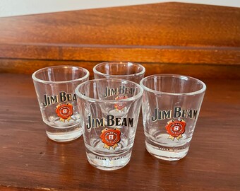 Jim Beam Shot Glasses - Etsy