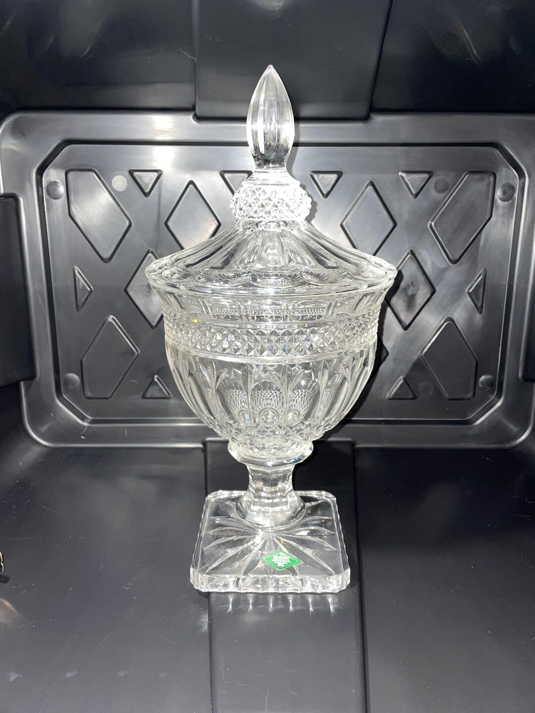 Crystal Pedestal Compote - Shannon Crystal Designs of Ireland - Etsy