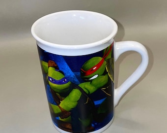 Vintage Teenage Mutant Ninja Turtle Mug - Etsy