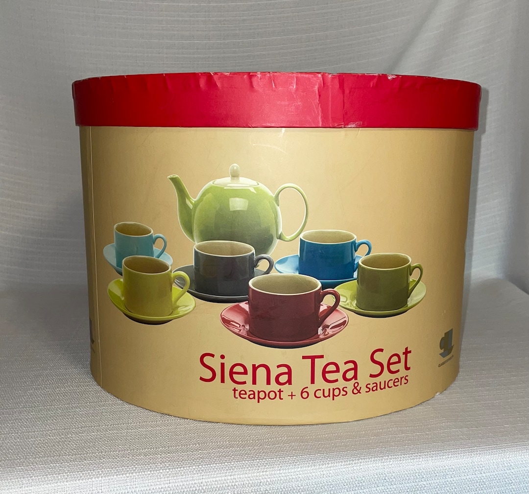 Classic Sienna Tea Set - 13 Pieces - Etsy