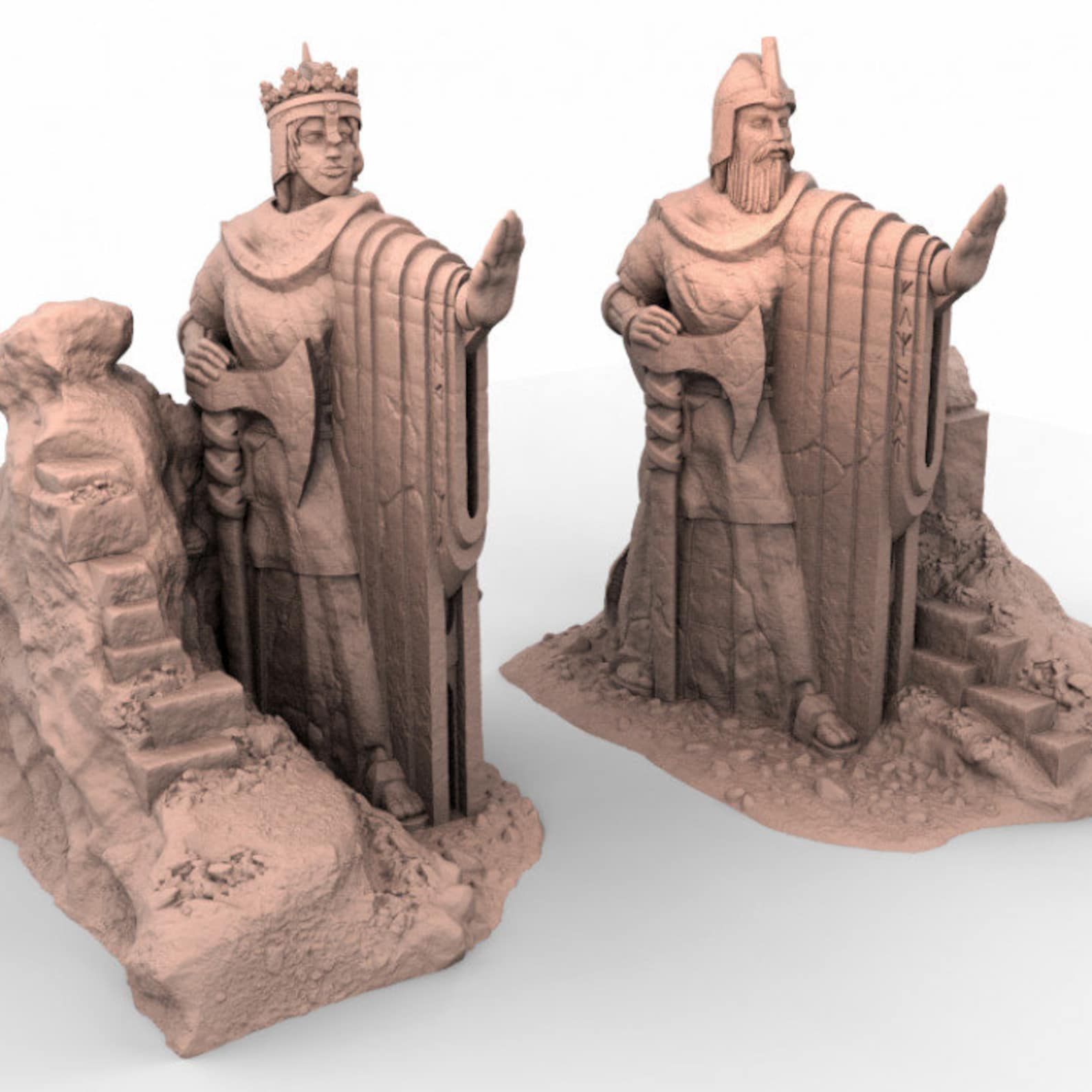 Statues of Argonath 3D Printing - Etsy