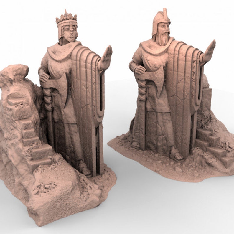 Statues of Argonath 3D Printing - Etsy