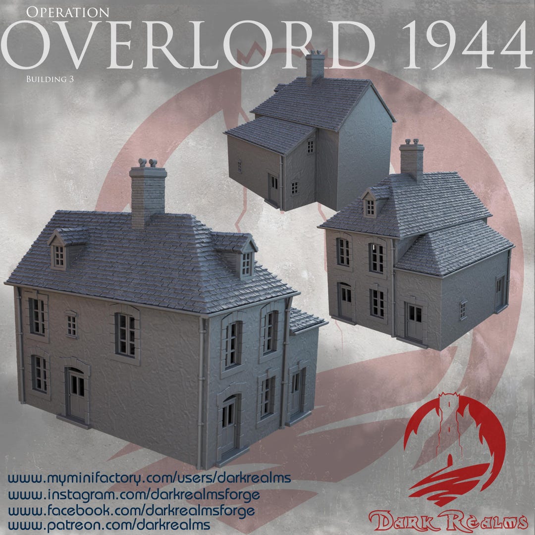 Overlord 1944 Building 3; Intact or Ruined - Etsy