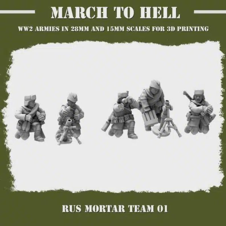 10/15 Mm WW2 Russian Support Weapons - Etsy