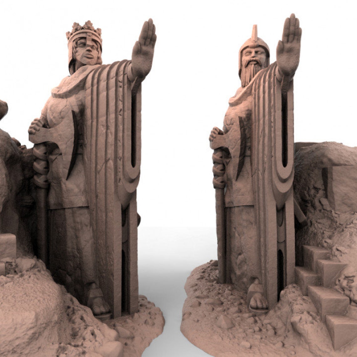 Statues of Argonath 3D Printing - Etsy