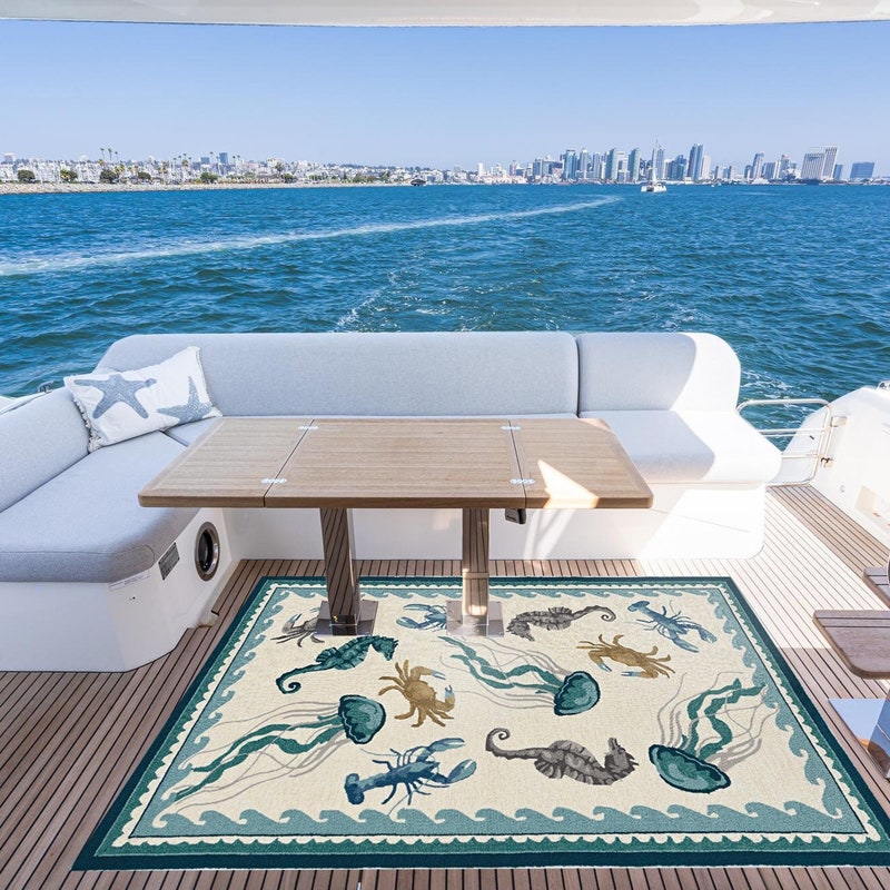Nautical Rug - Etsy