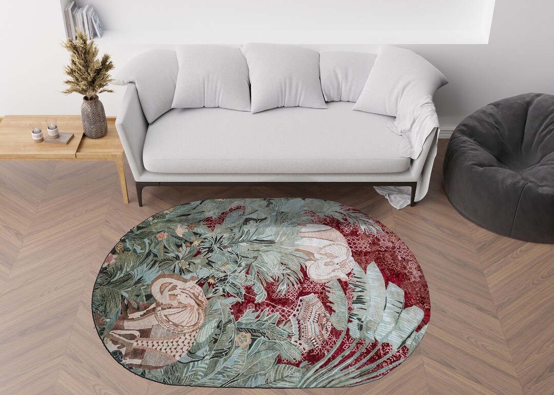 Exotic Elephant Jungle Rug Enchanting and Detailed Artwork for Your ...