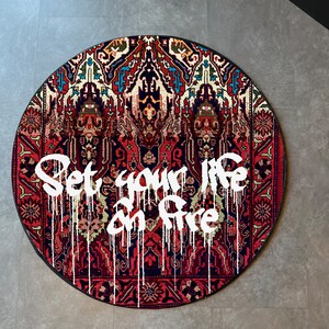 Cozy up Your Living Space With Our Soft and Stylish Round Rug in ...