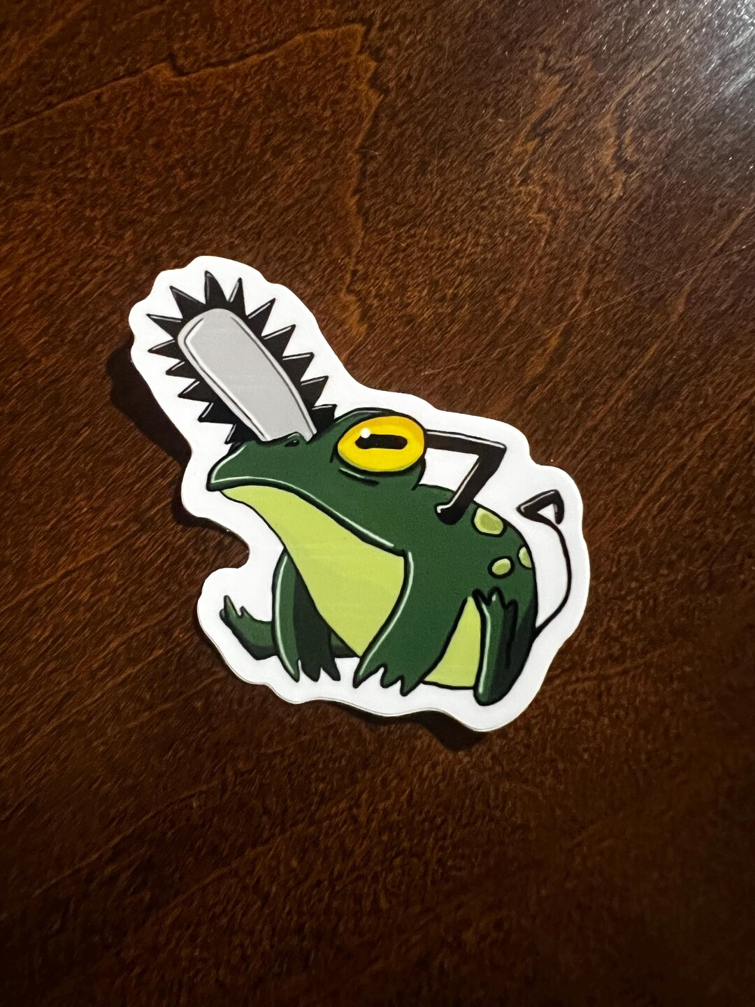 Chainsaw Frog - Etsy