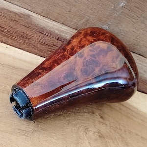 BMW Burl Wood Shift Knob | Handmade Real Wood Gear Shifter for Manual ...