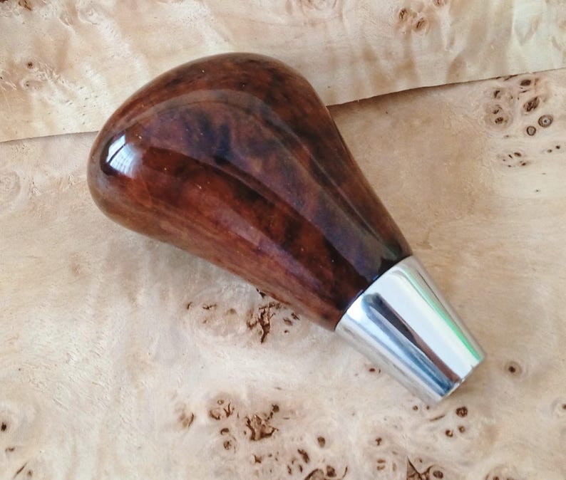 Mercedes Walnut Burl Wood Shift Knob – Handmade Luxury for Automatic ...