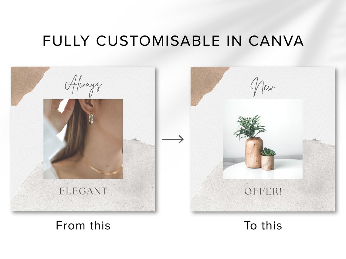 40 Paper Instagram Post Templates, Canva Instagram Template, Instagram ...