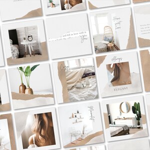 40 Paper Instagram Post Templates, Canva Instagram Template, Instagram ...
