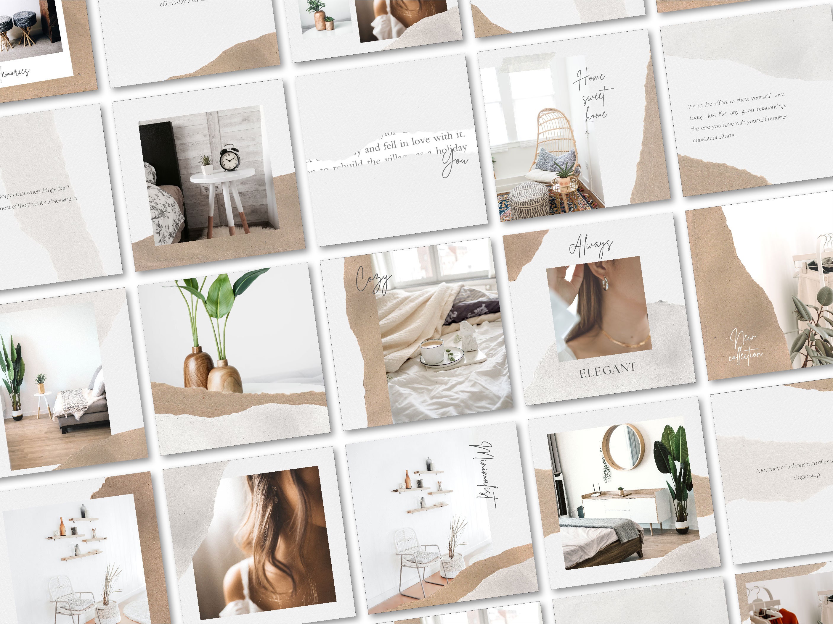 40 Paper Instagram Post Templates, Canva Instagram Template, Instagram ...