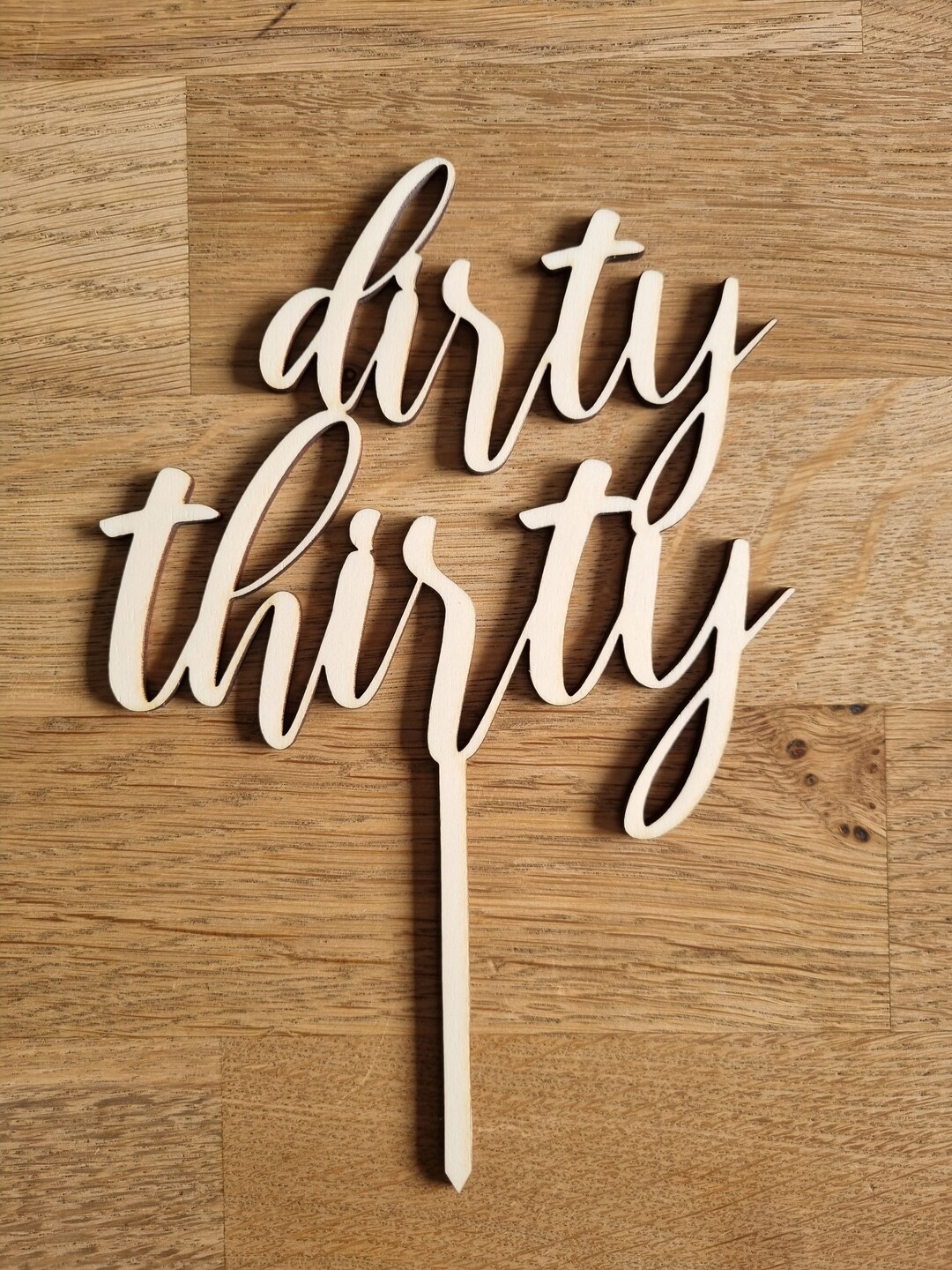 Caketopper "dirty thirty"/"dirty forty" - Etsy.de