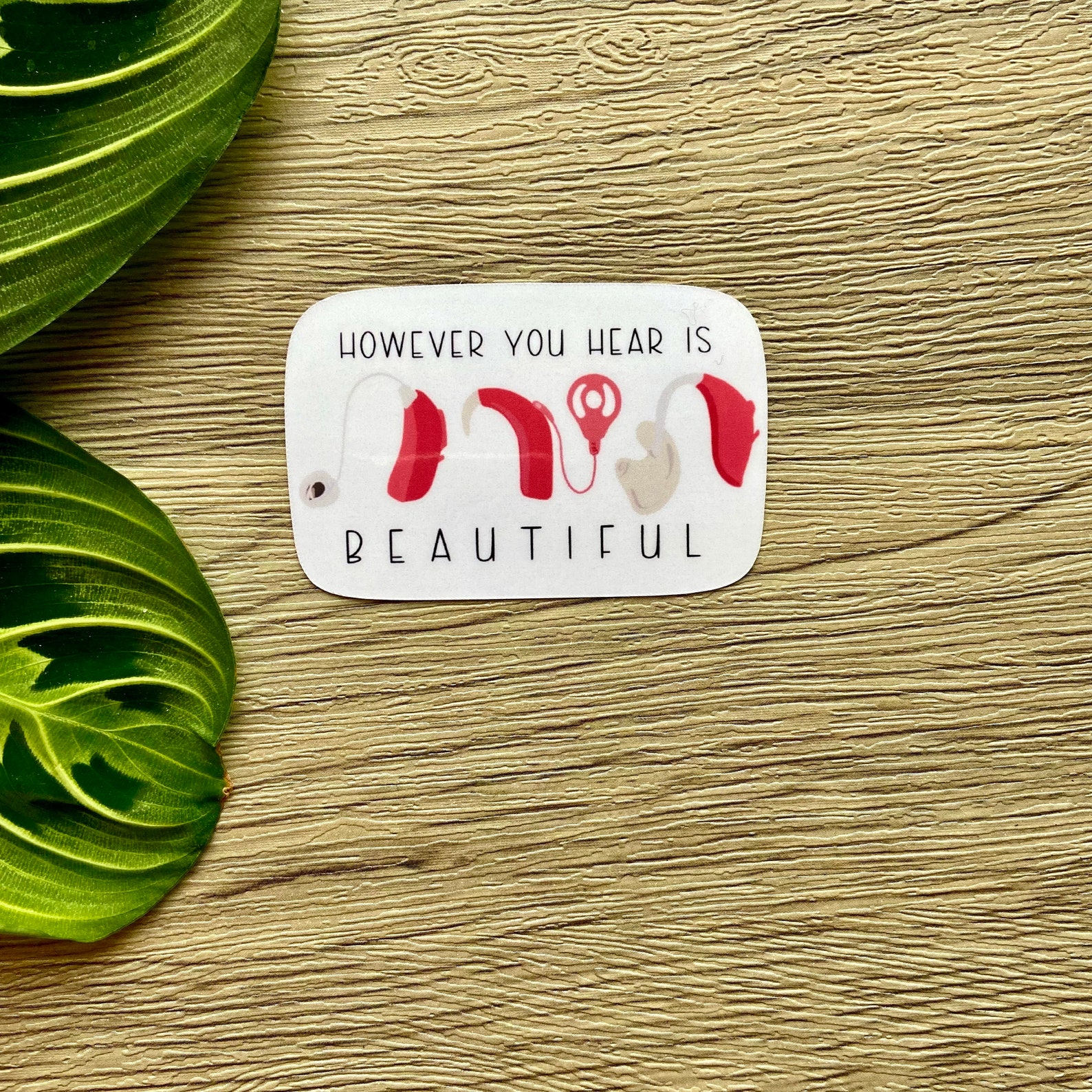 Hearing Aid Sticker Decal in Multiple Colors Pride in Hearing Impaired ...