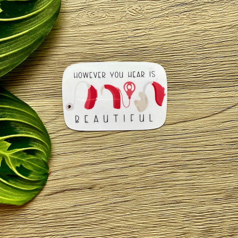 Hearing Aid Sticker Decal in Multiple Colors Pride in - Etsy