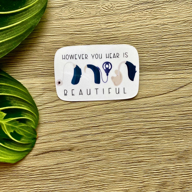 Hearing Aid Sticker Decal in Multiple Colors | Pride in Hearing ...