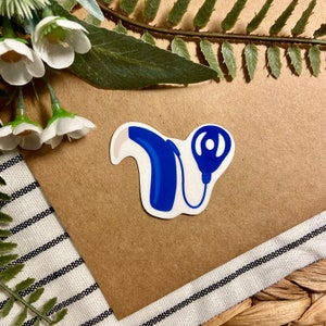 Cochlear Implant Sticker | Multiple Colors, Audiology, Hearing Aids ...