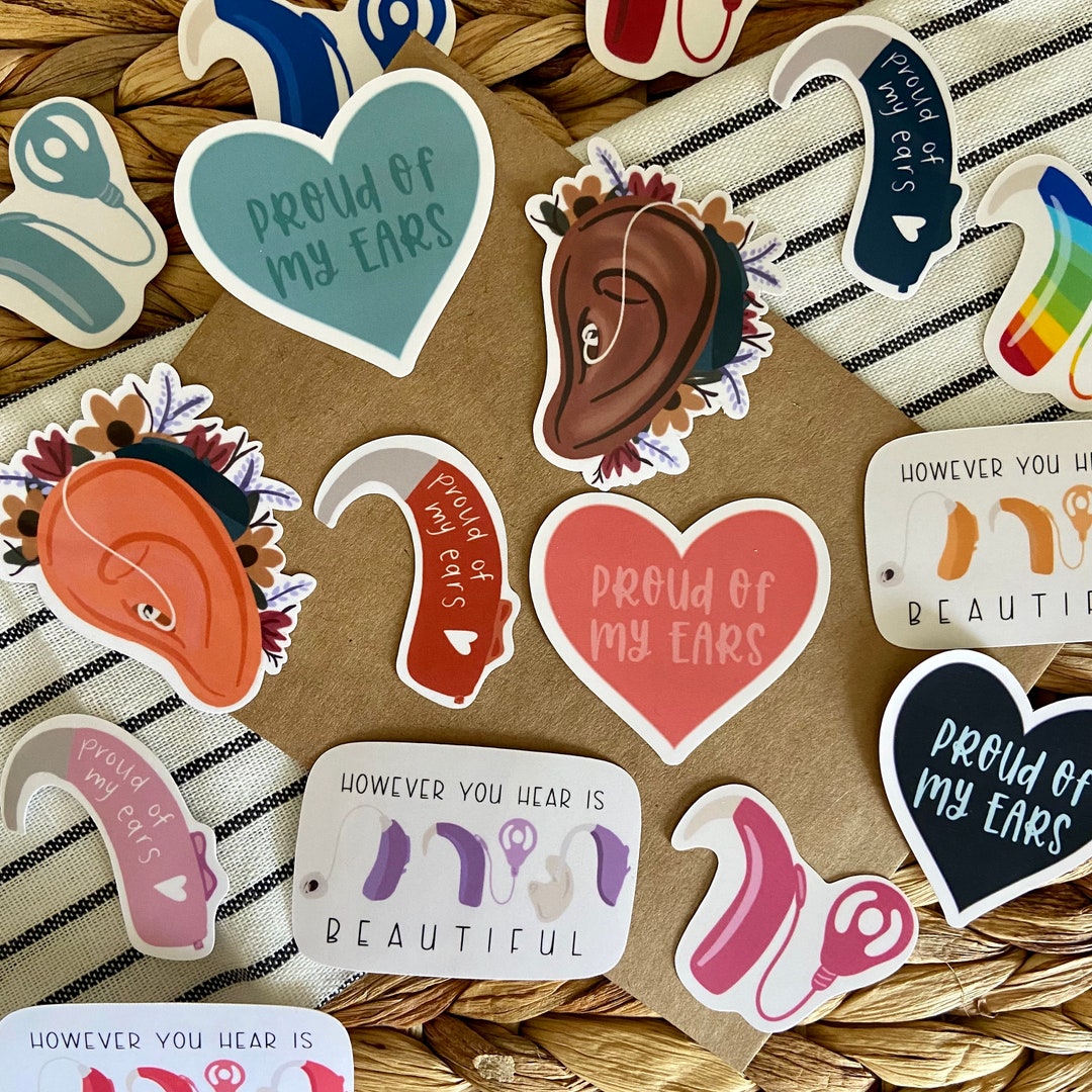 Hearing Aid Sticker Bundle - Etsy