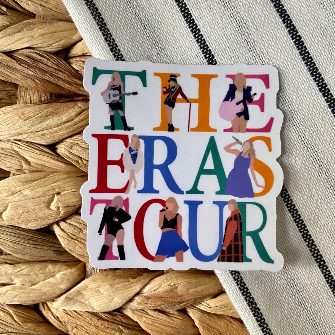 The Eras Tour Sticker | Taylor Swift Sticker, the Eras Tour, Swiftie ...