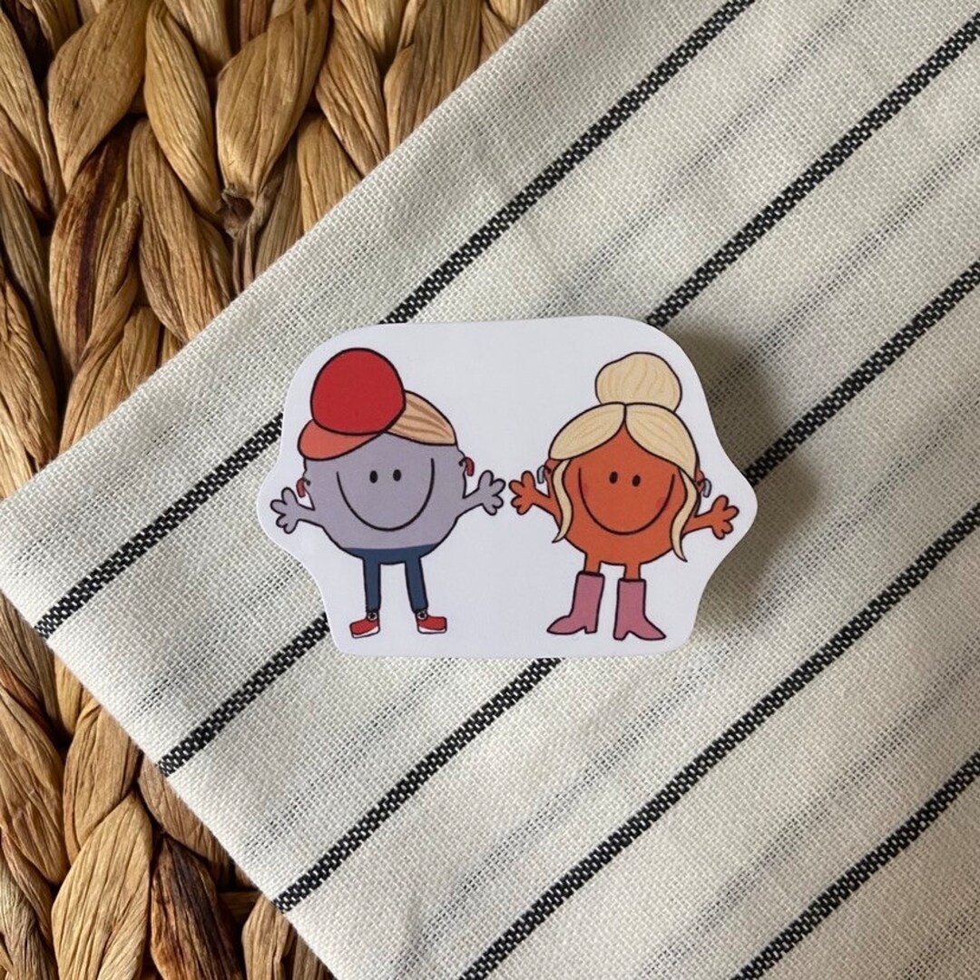 Little Miss and Mr. Men Hearing Aid Sticker | Pride in Hearing Impaired ...