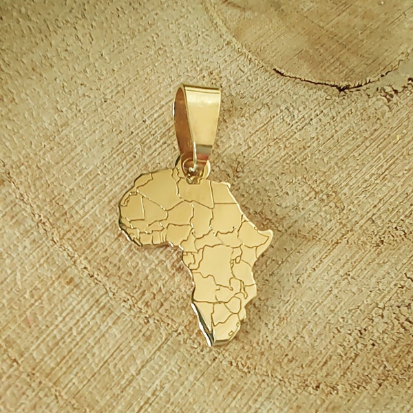 Africa Pendant - Etsy