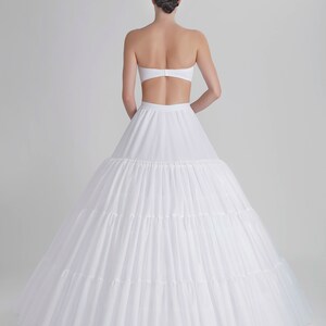 Mega Full Petticoat Crinoline Bridal Wedding Ball Gown Dress/long Tail ...
