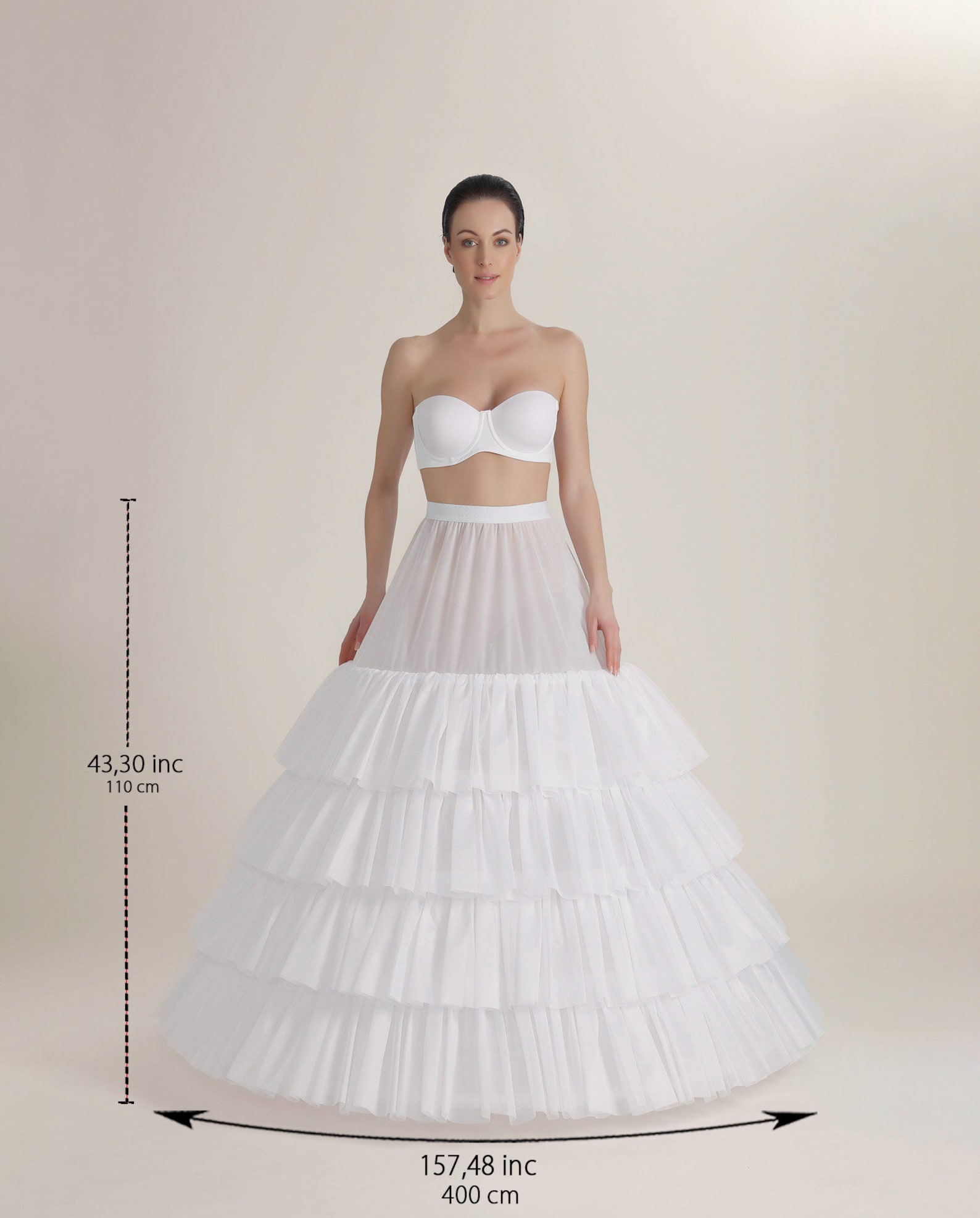Wedding Dress Crinoline Multi-layer Petticoat / Ball Gown Bridal ...