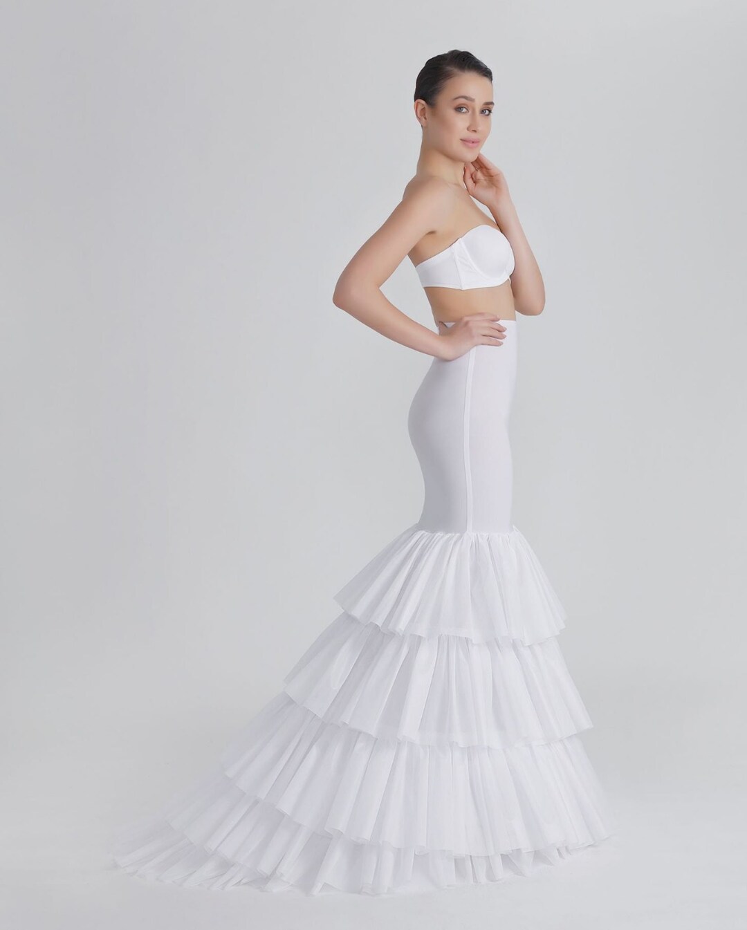 Mermaid Dress Light Petticoat With Tail/petticoat for Wedding Dress ...