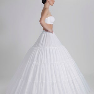 Mega Full Petticoat Crinoline Bridal Wedding Ball Gown Dress/long Tail ...