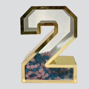 3D Number Double Side Shaker Box Svg, 0-9 Number SVG Templates, 3D ...