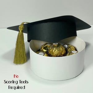 Graduation Hat Favor Box SVG, Small Graduation Cap Box, Graduation Gift ...