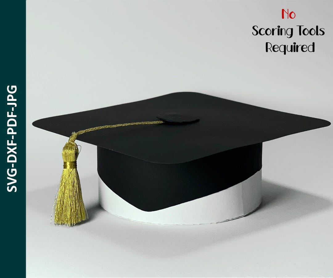 Graduation Hat Favor Box SVG, Small Graduation Cap Box, Graduation Gift ...