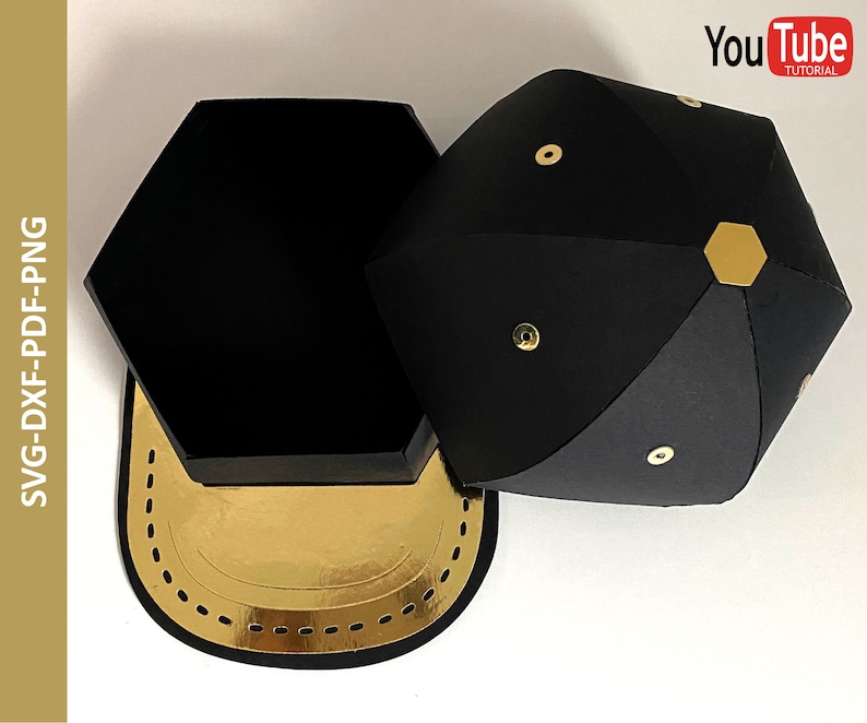 Baseball Cap Box Svg Favor Box Baseball Cap Sports Gift - Etsy Australia