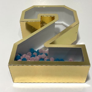 3D Number Double Side Shaker Box Svg, 0-9 Number SVG Templates, 3D ...